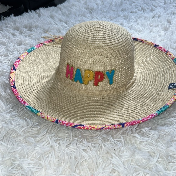 Simply Southern | Accessories | Nwt Simply Southern Happy Straw Hat ...